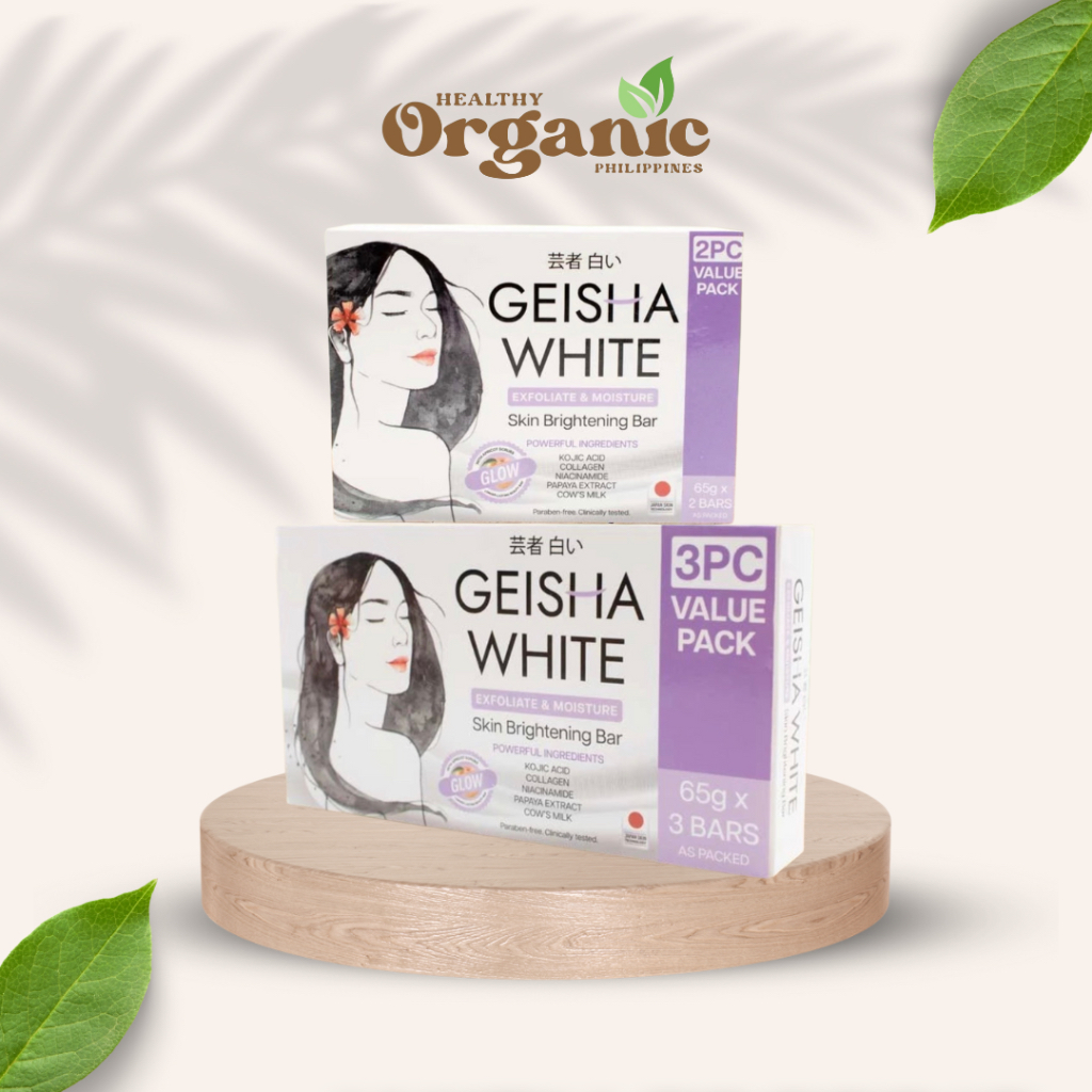 GEISHA WHITE Glow Exfoliate Moisture Skin Brightening Bar Whitening ...