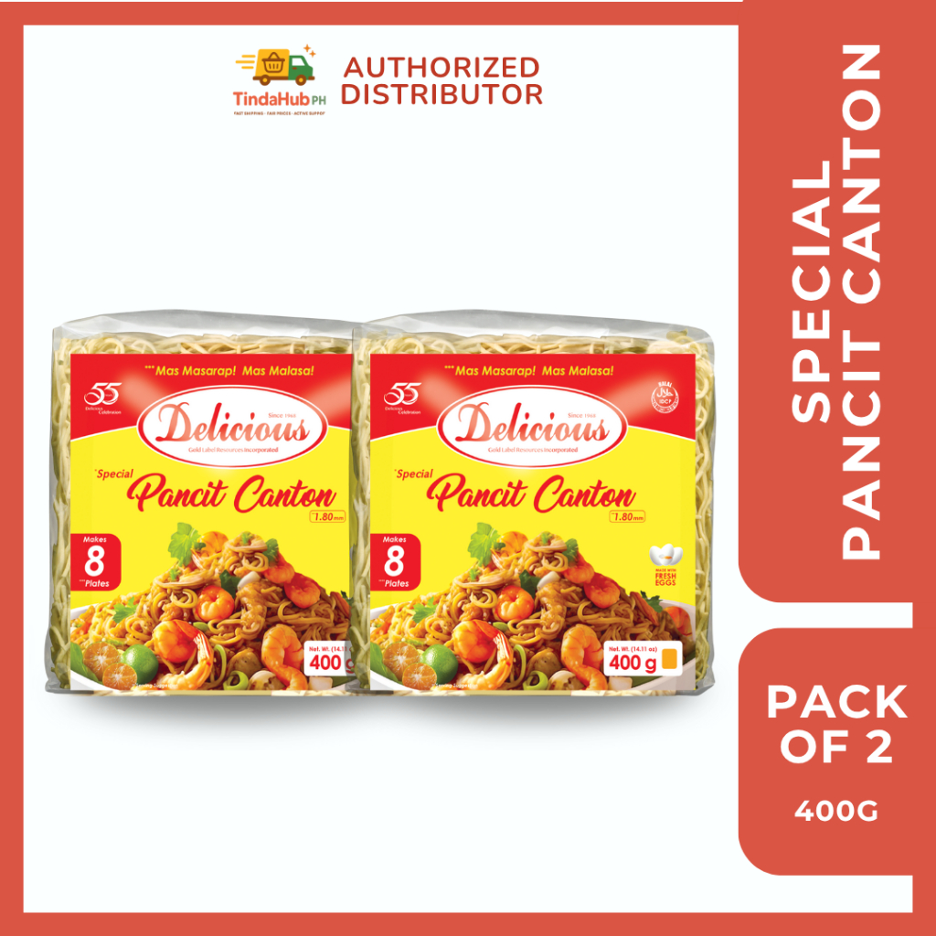 [VALUE PACK OF 2] Delicious Special Pancit Canton Noodles 400g ...