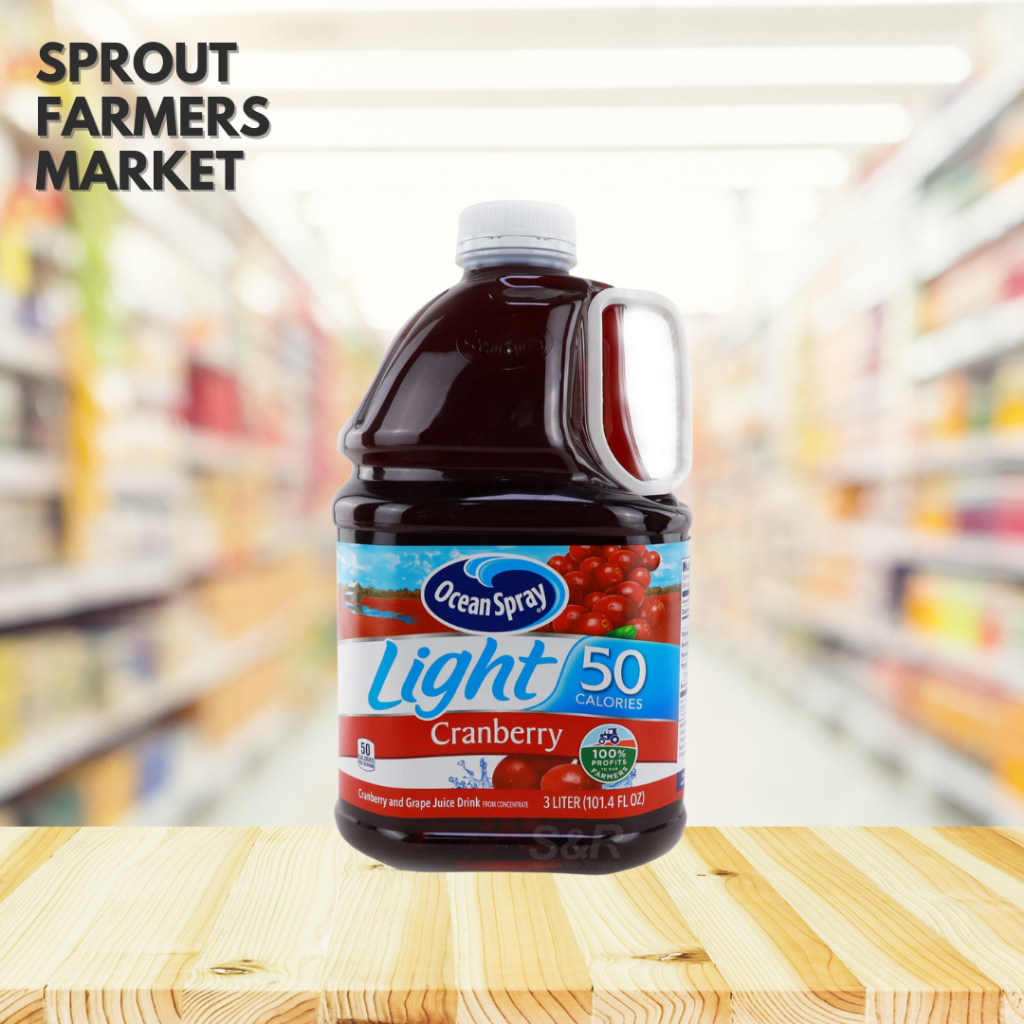 Sprout Farmers | Ocean Spray Light Cranberry Juice 3L | Shopee Philippines