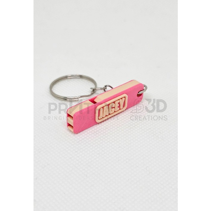 Emergency Whistle 3D Printed - Dual Tone SOS Life Saver Keychain with ...
