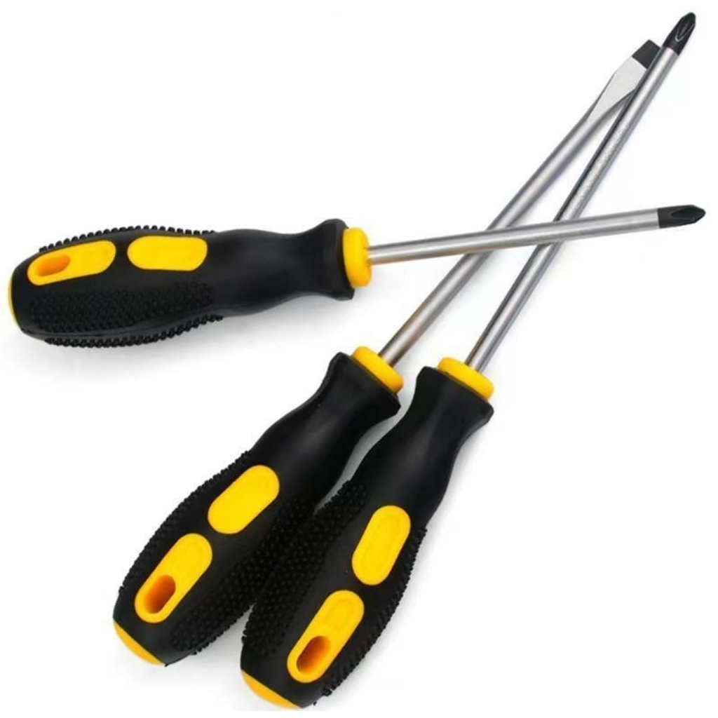 1pc Magnetic Screwdriver with Rubber Handle (Phillips/Flat) | Shopee ...