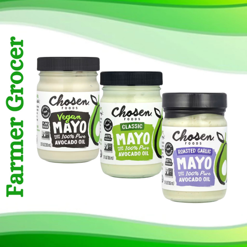 GrocerFarmer | Chosen Foods, Classic Mayo Made With 100% Pure Avocado ...