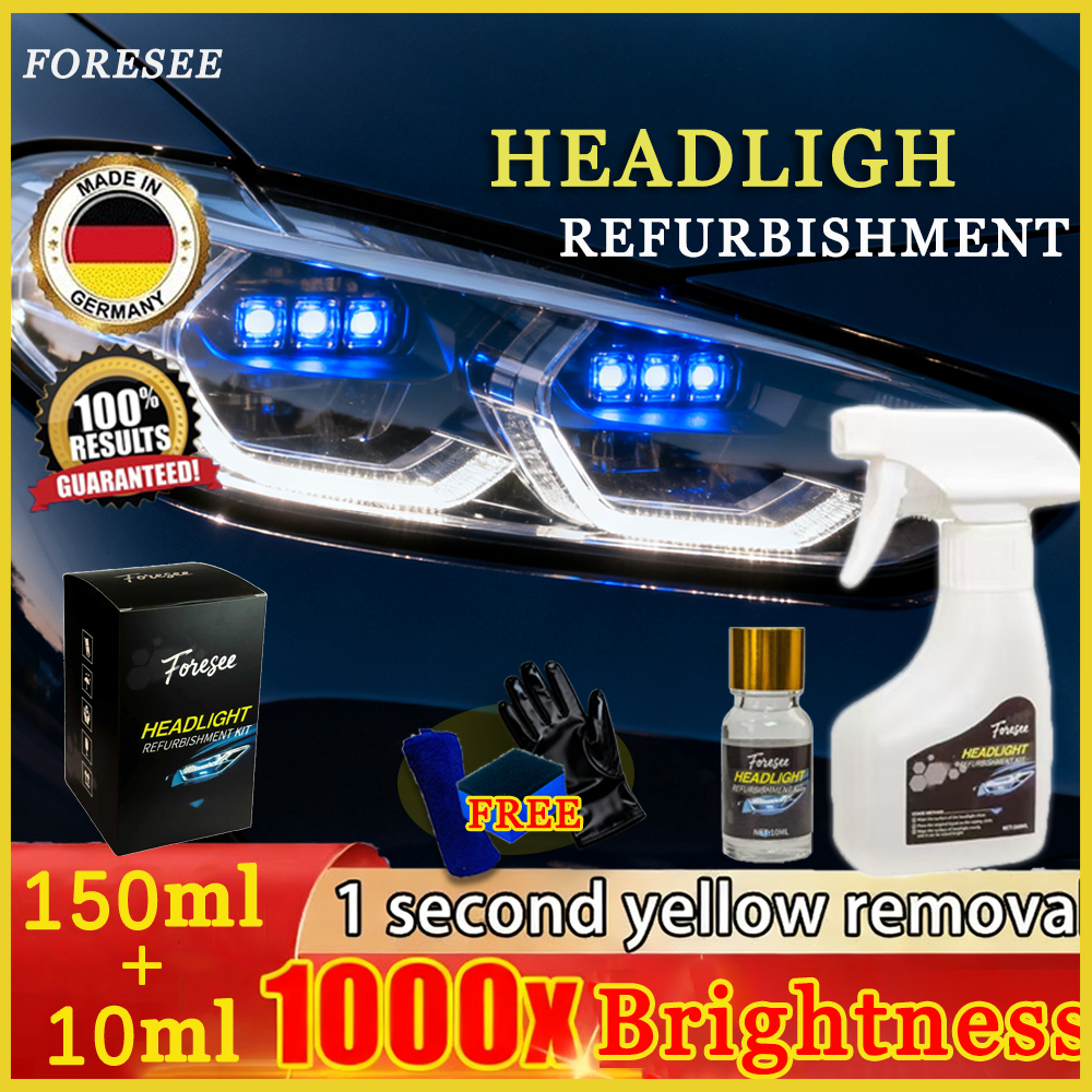 MADE IN GERMANY Car Headlight Cleaner Headlamp Restorer Headlight ...