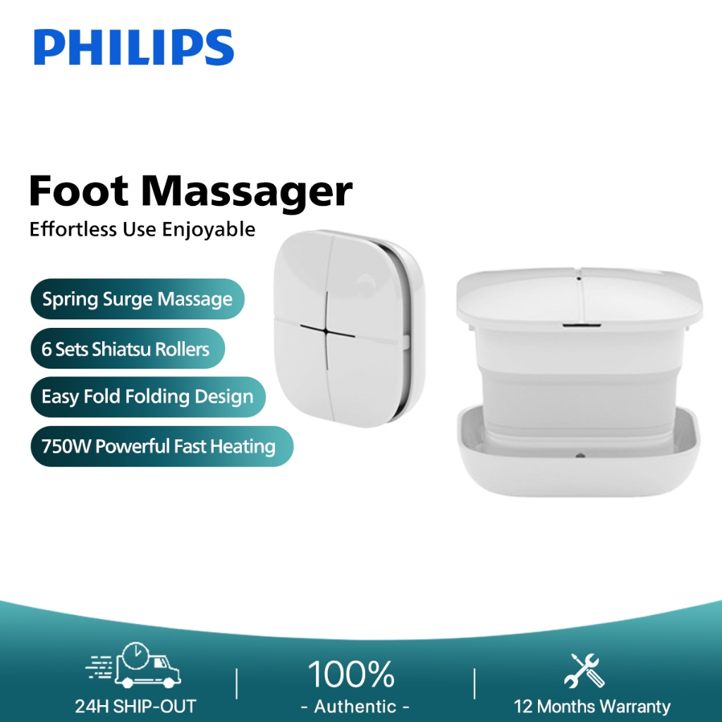 Philips Foldable Foot Spa Automatic Constant Temperature Foot Massager ...