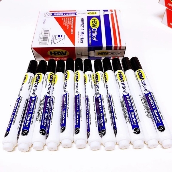 12PCS HBW211 Marker Set - Fast Dry Permanent Ink High Quality for ...