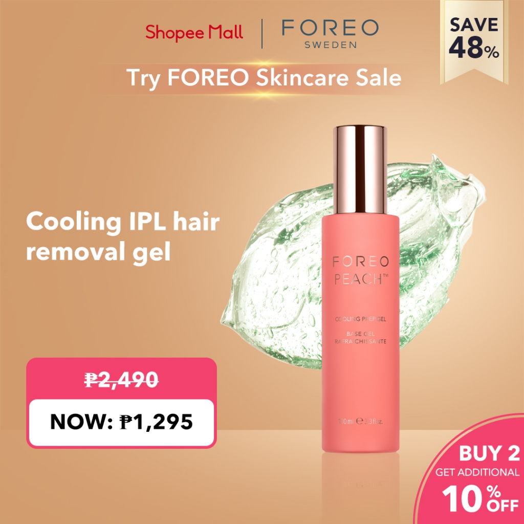 FOREO PEACH Cooling Prep Gel - Laser Hair Removal | Calming & Hydrating ...
