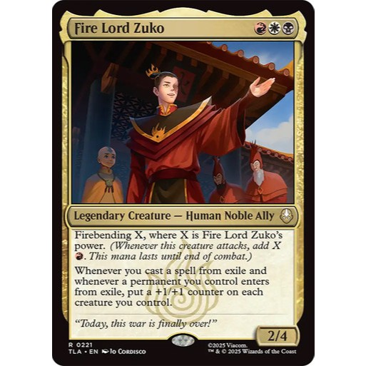 Fire Lord Zuko - Avatar: The Last Airbender | Shopee Philippines