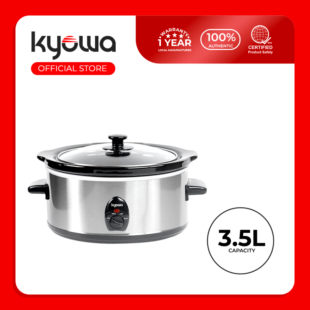 Kyowa Oval Slow Cooker 3.5L KW-2850 | Shopee Philippines