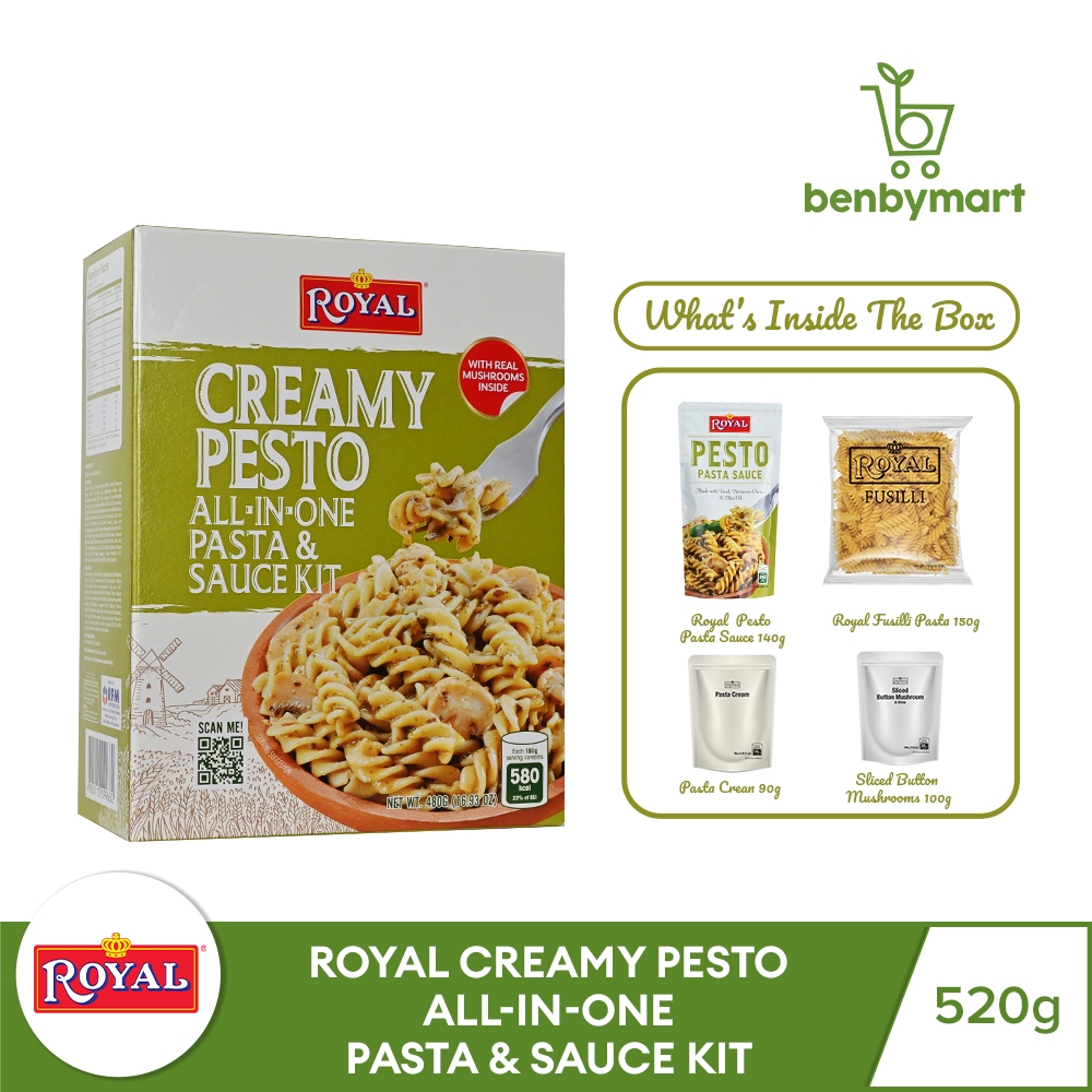 Royal Creamy Pesto Pasta and Sauce Kit | Shopee Philippines