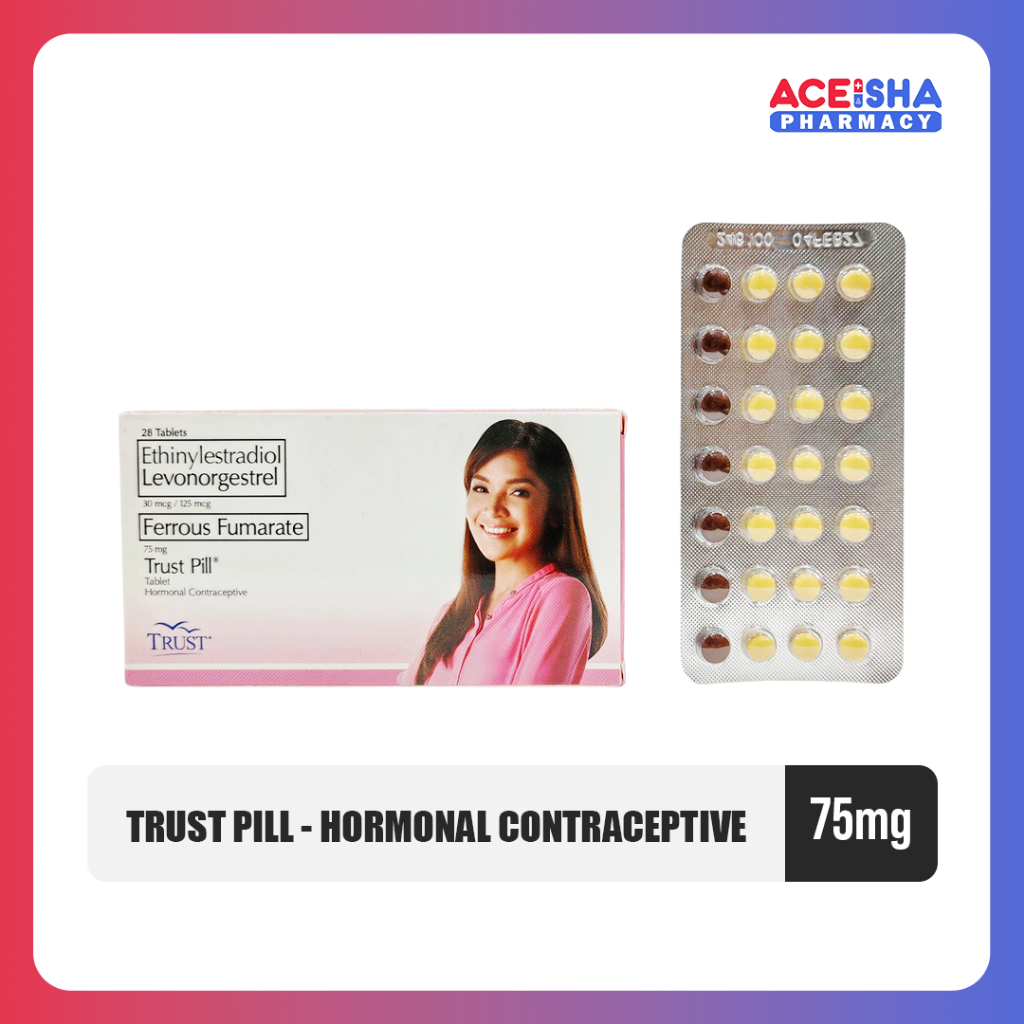 Trust Pills Tablet - Ethinylestradiol Levonorgestrel + Fearous Fumarate ...