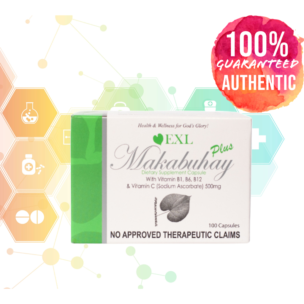 EXL Makabuhay Plus Dietary Supplement Capsule (100's/Box) | Shopee ...