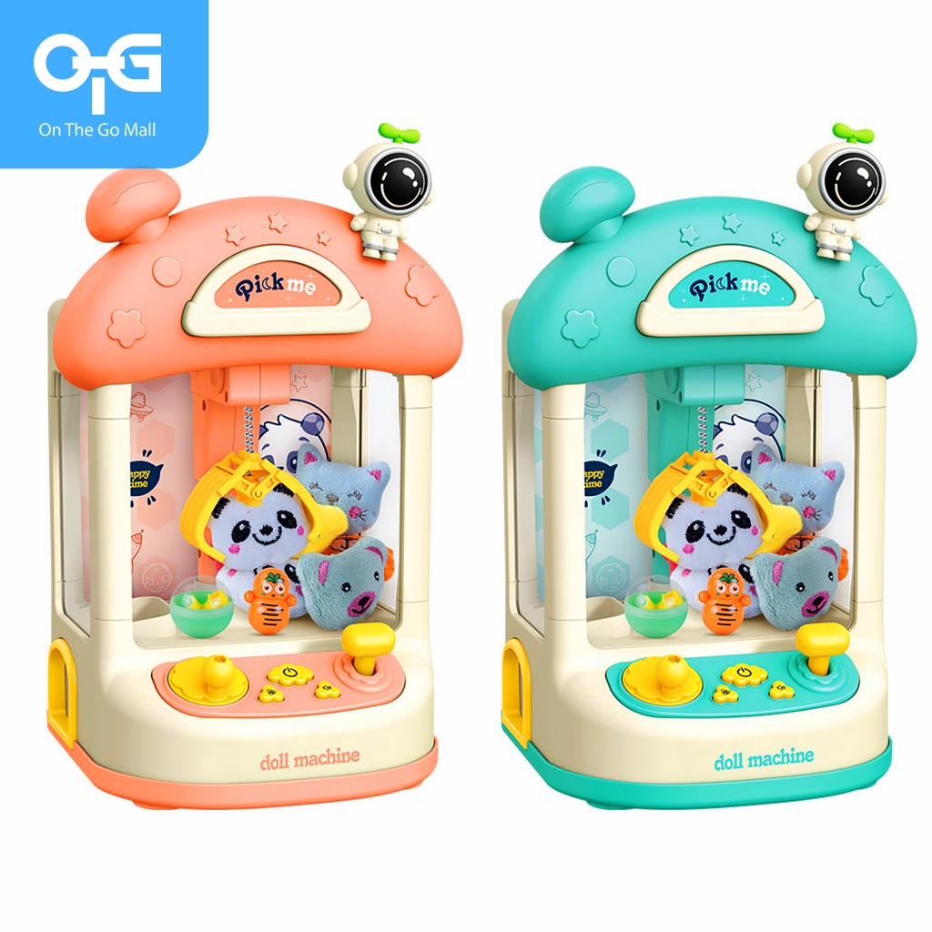 On The Go Mall Deluxe Mini Arcade Claw Machine- Rechargeable Arcade ...