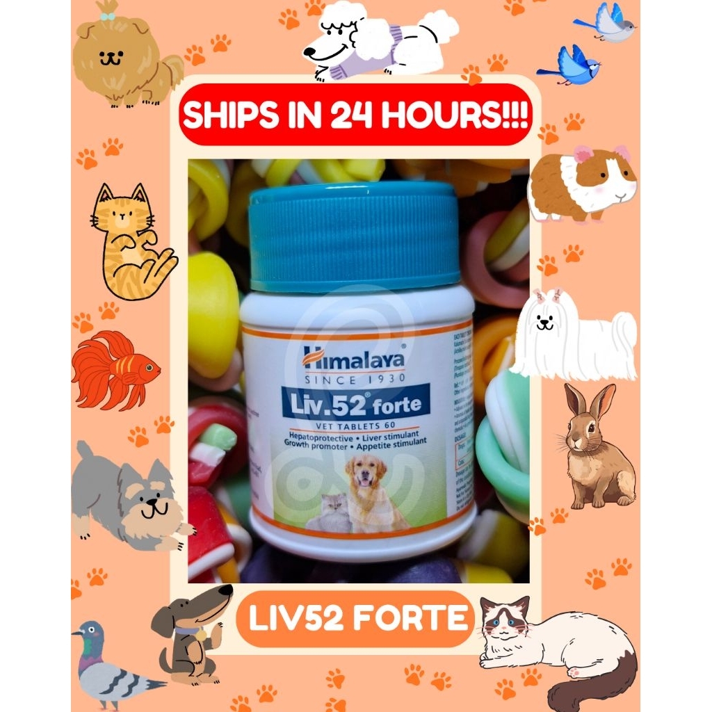 Liv 52 Forte Vet Tablets for Liver Care of Dogs and Cats (60 tabs.. PSH ...