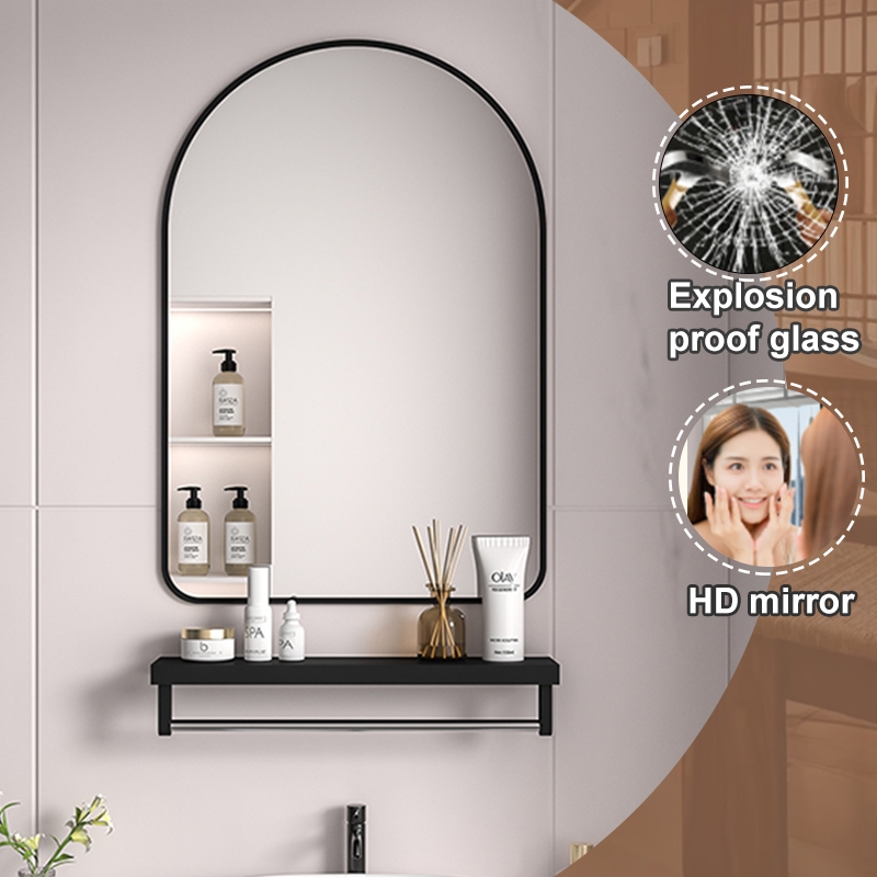 Arch HD Bathroom Mirror Dressing Table Mirror Non Perforated Wall ...
