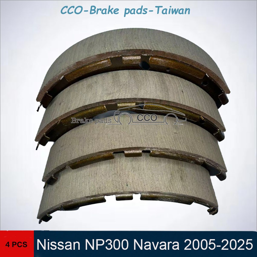 Rear Brake Shoe Set For Nissan NP300 Navara (2005-2025) MabilisCCO*Made ...