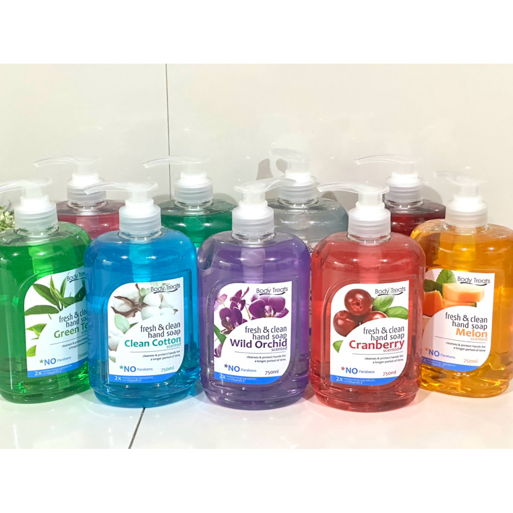 WATSONS BODY TREATS FRESH & CLEAN HAND SOAP 750ML | Shopee Philippines