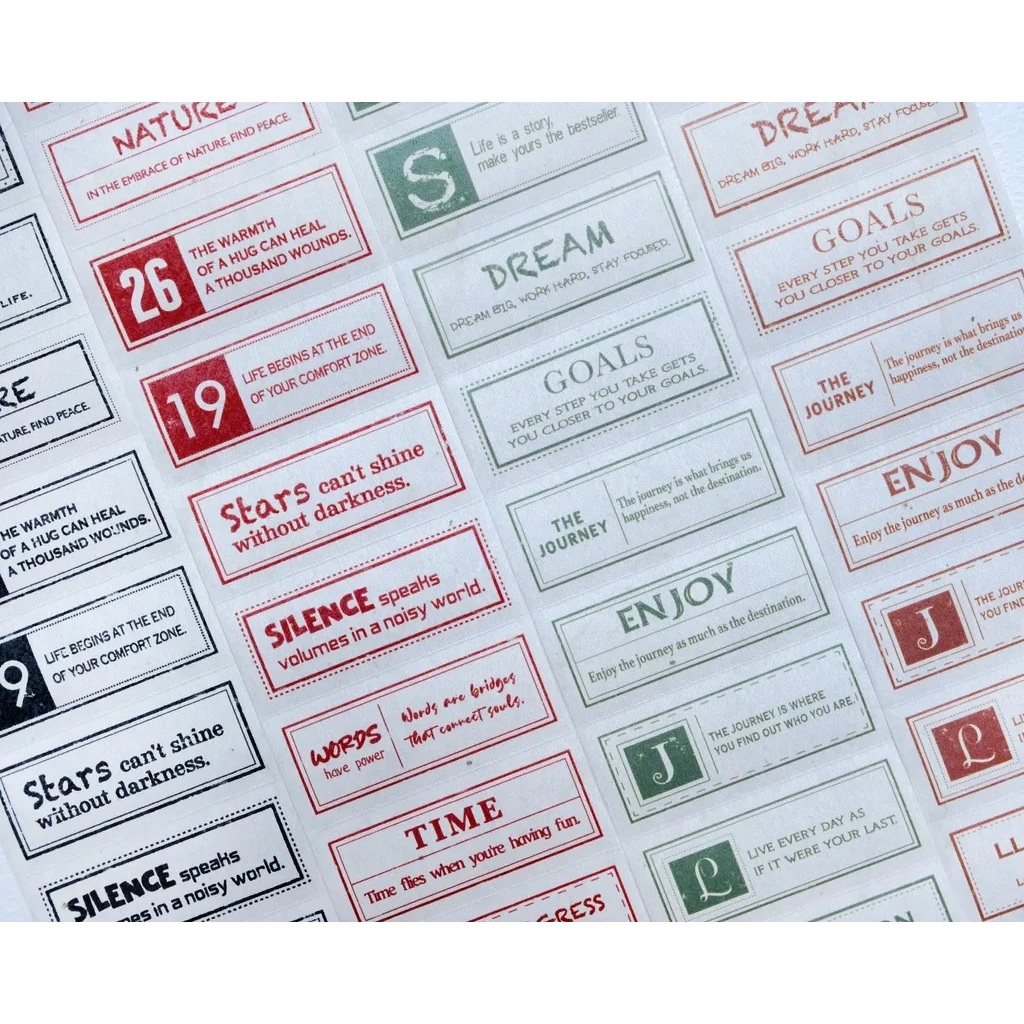 [SAMPLER] Sonia's Illustration - Phrase Labels Paper Tape | Shopee ...