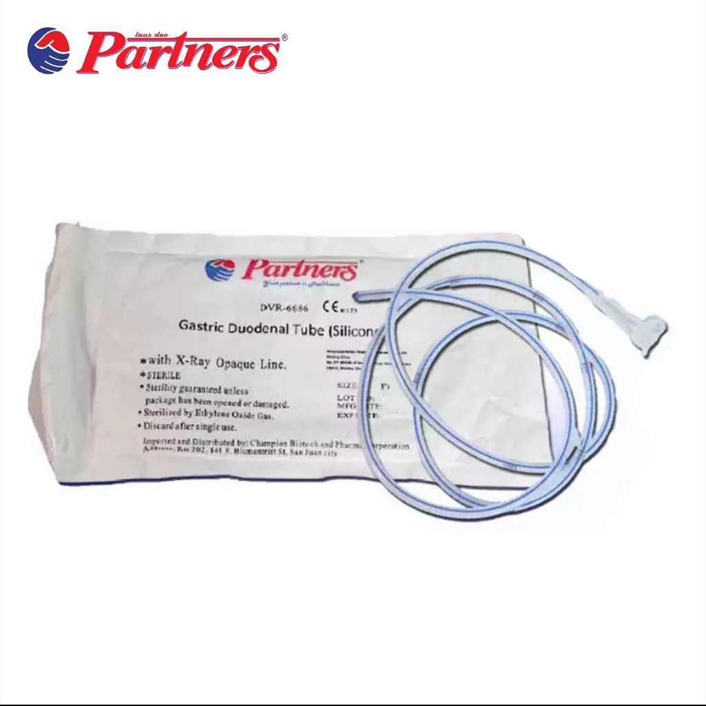 Partners Gastric Duodenal Tube Fr. 14 Ngt Silicone - 1 Piece | Shopee ...
