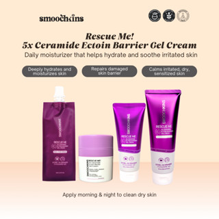 Smoochkins Rescue Me! 5x Ceramide Ectoin Barrier Gel Cream Moisturizer ...