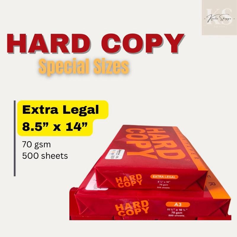 Hard Copy Bond Paper (SPECIAL SIZES: A3 & EXTRA LEGAL) 500sheet/ream ...