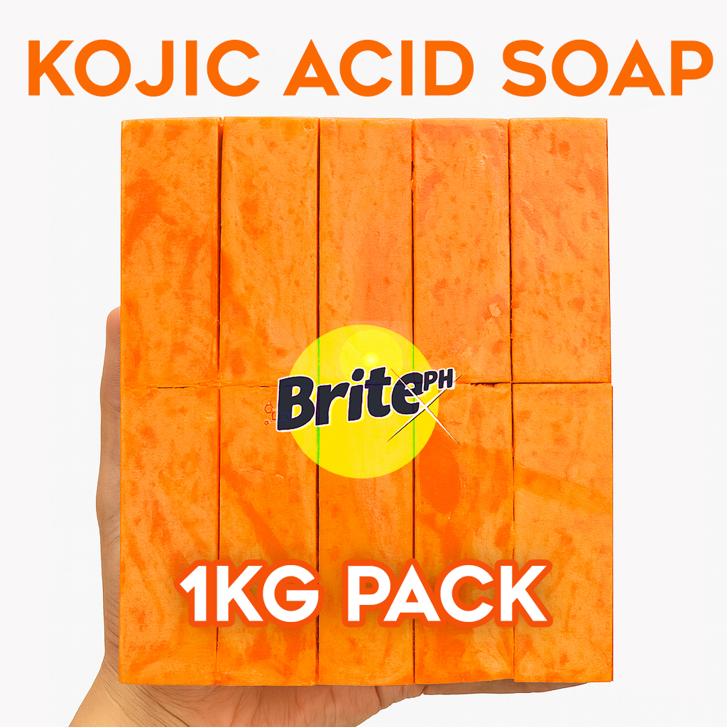 BritePH Kojic Acid Soap 1KG/10pcs (rebar) | Shopee Philippines