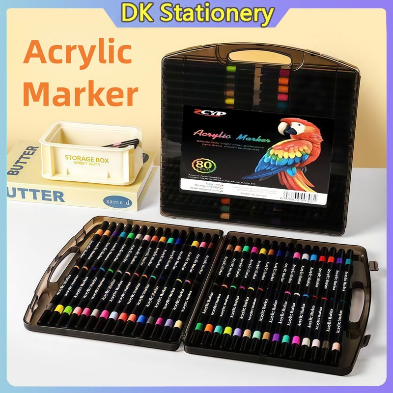 Acrylic Marker Pen Coloring Set Highlighter Pen Colored Pen Color ...