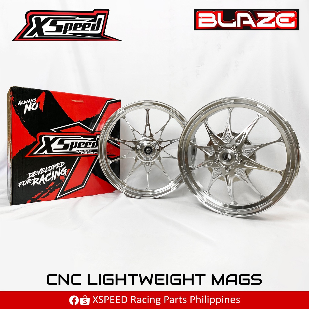 XSpeed CNC Mags ( SILVER ) - Blaze | Shopee Philippines
