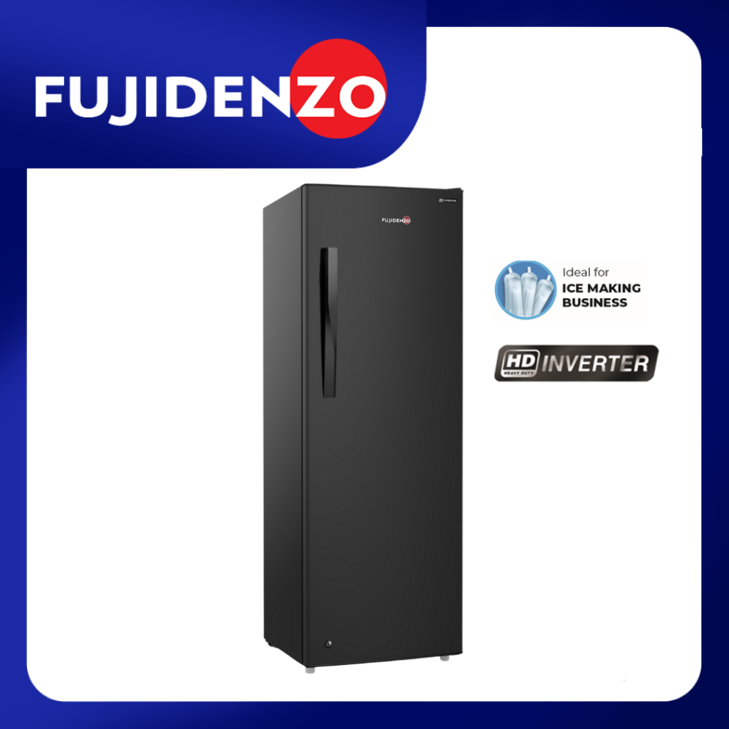 Fujidenzo 10.5 cu. ft. HD Inverter Upright Freezer ICE-105KR (Dark ...
