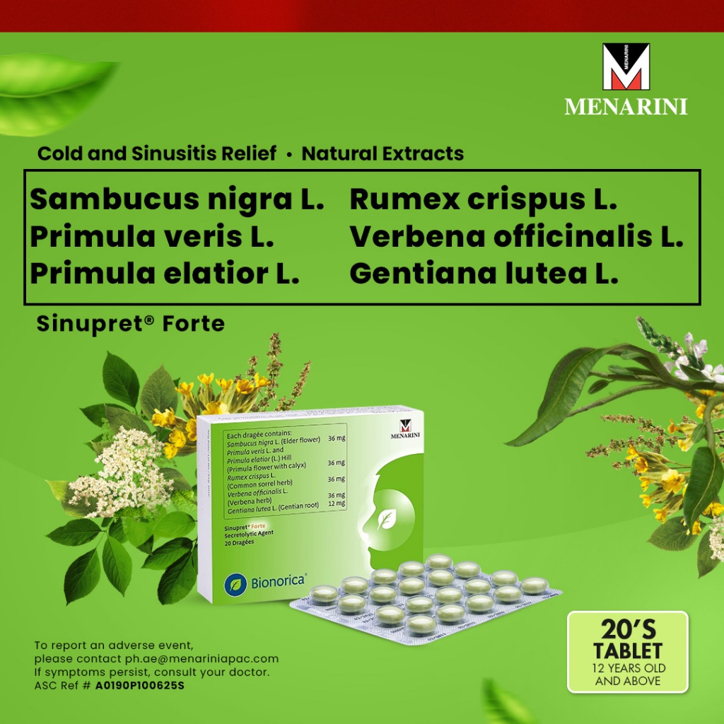 SINUPRET FORTE For Colds Relief (Box of 20's) | Shopee Philippines