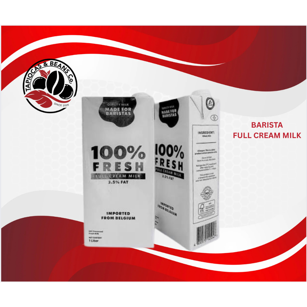 100% Alaska Barista Fresh Full Cream 1L | Shopee Philippines