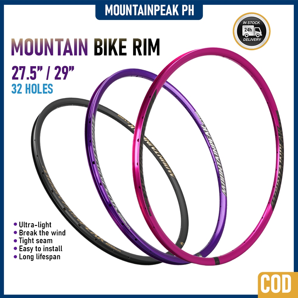 MOUNTAINPEAK Colorful Mountain Bike RIM 27.5/29er Ultra-Light Long ...