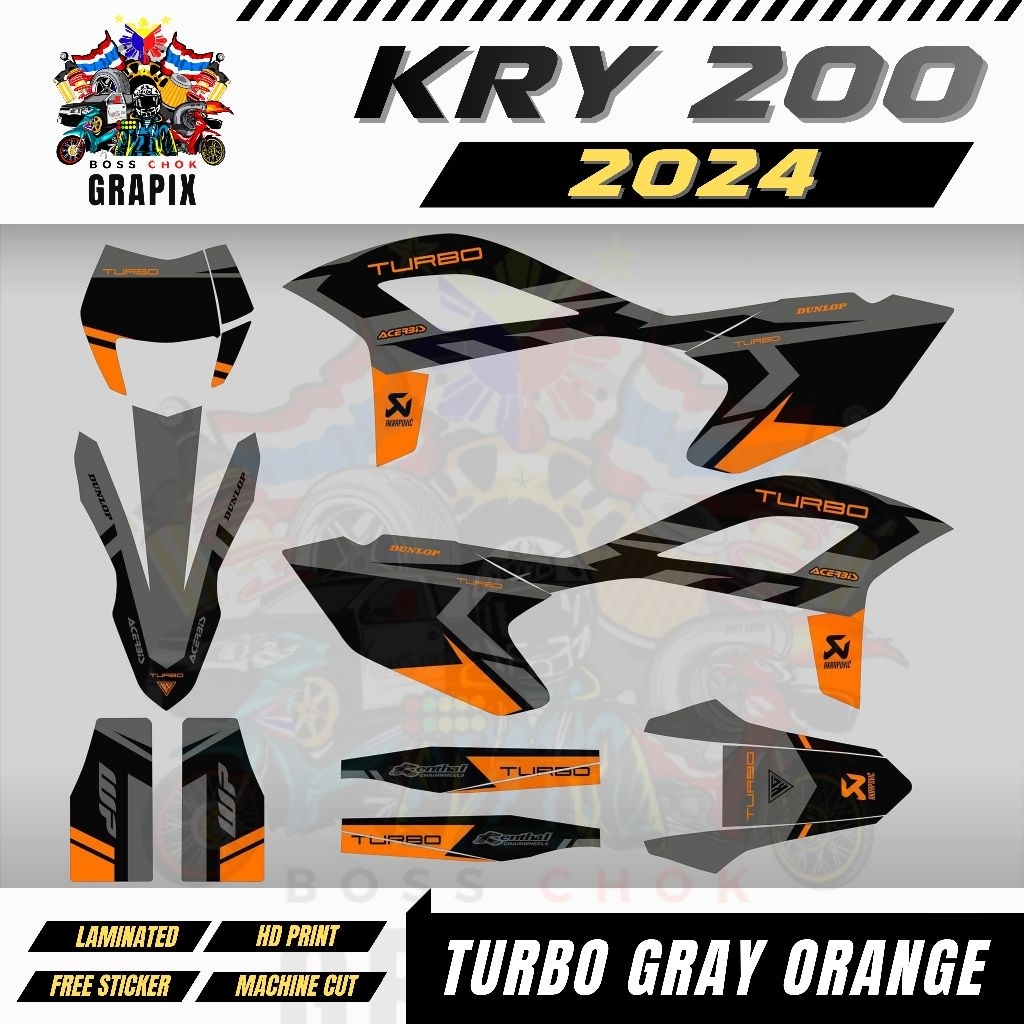 Rusi KRY 200 (2024-2025) Full Body Decals Sticker - Laminated Machine ...
