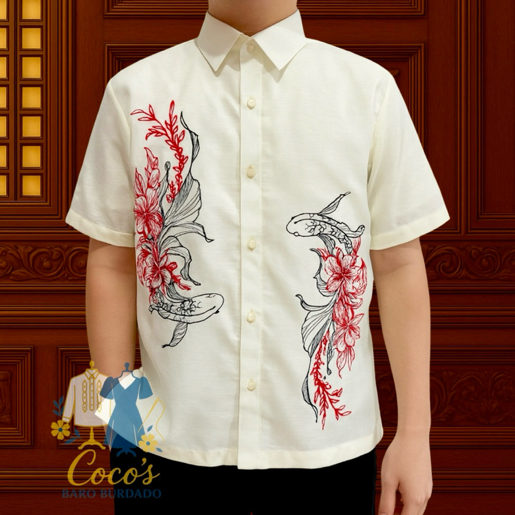"Koi" Minimalist Modern Polo Barong For Men | Shopee Philippines