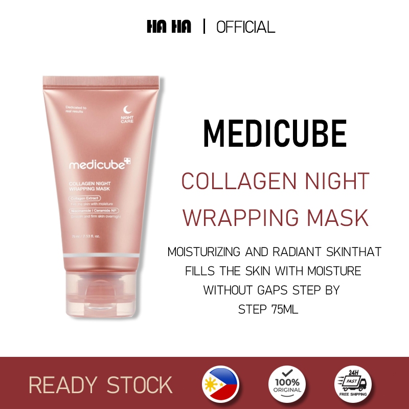 Medicube Collagen Night Wrapping Mask 75ml Included Hydrating Firming ...