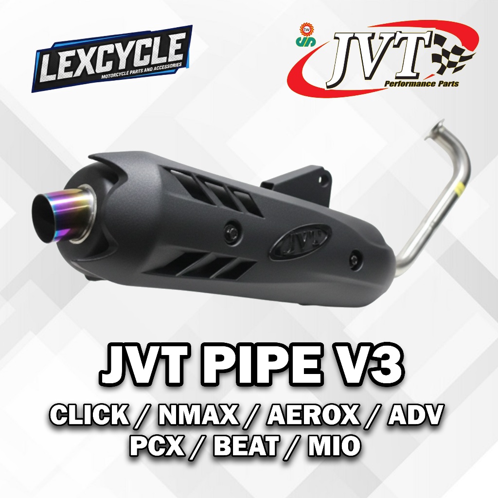 JVT V3 EXHAUST PIPE ADJUSTABLE SOUND for CLICK 125/150 / ADV / PXC ...