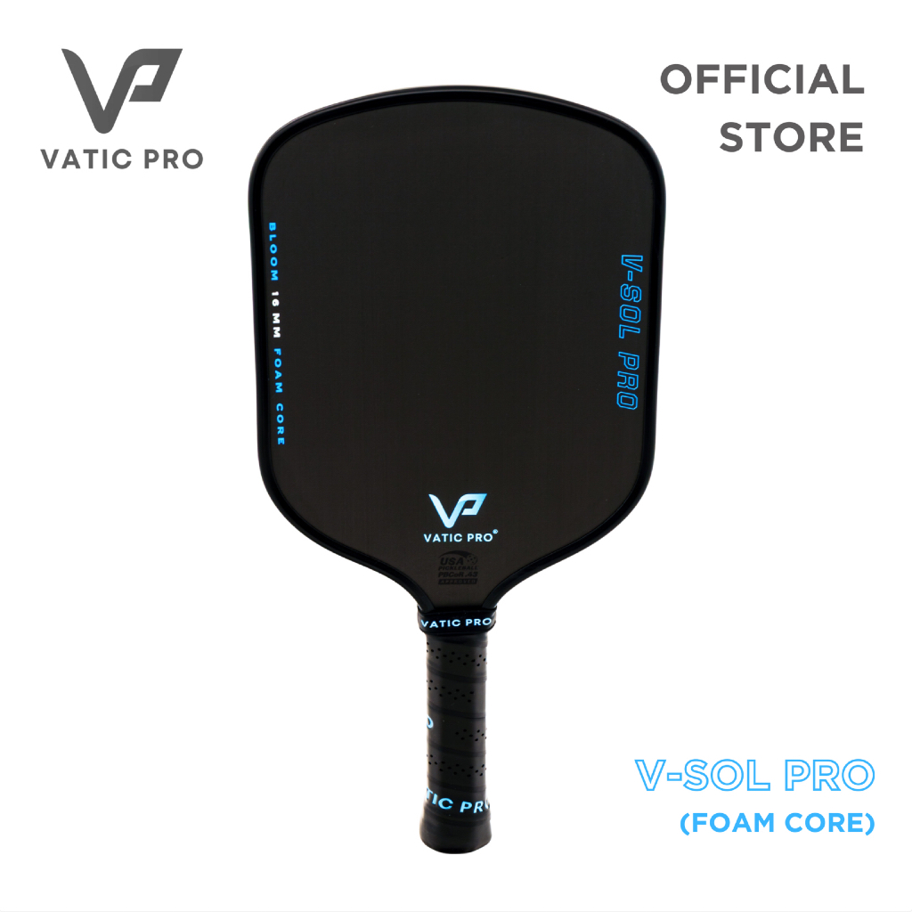 Vatic Pro V-SOL PRO Bloom Foam Core Pickleball Paddle 16mm - With ...