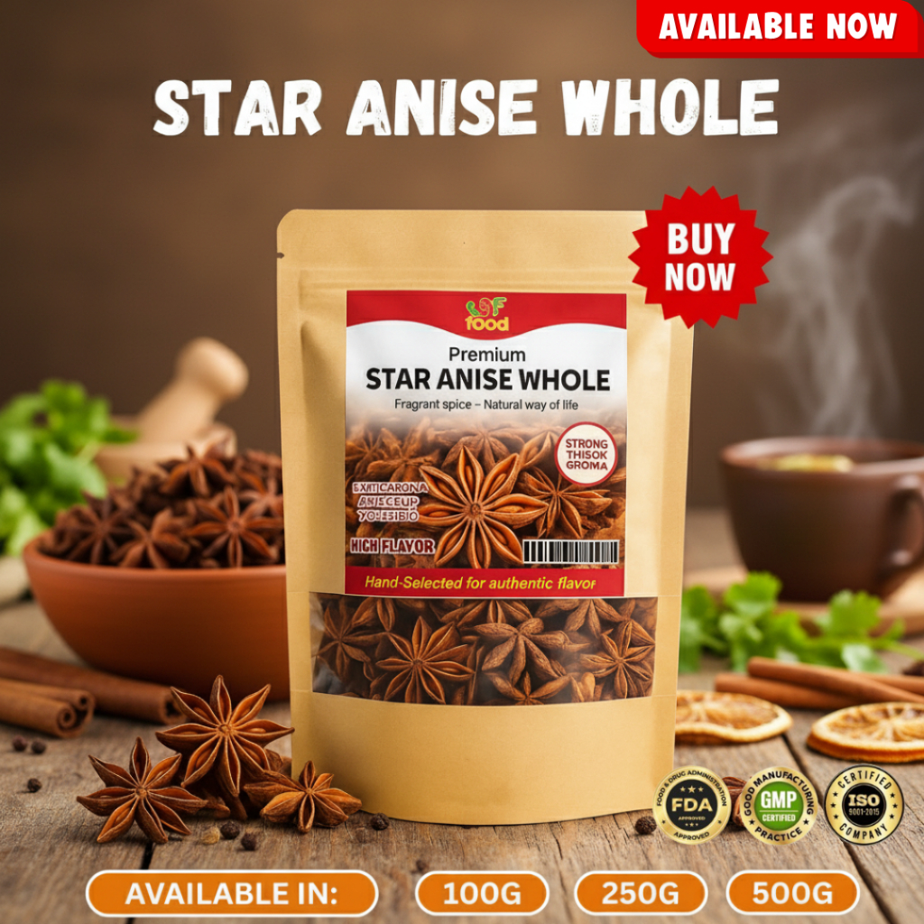 [BUY 1 GET 1] Star Anise Whole Premium Spice – Aromatic Whole Pods ...