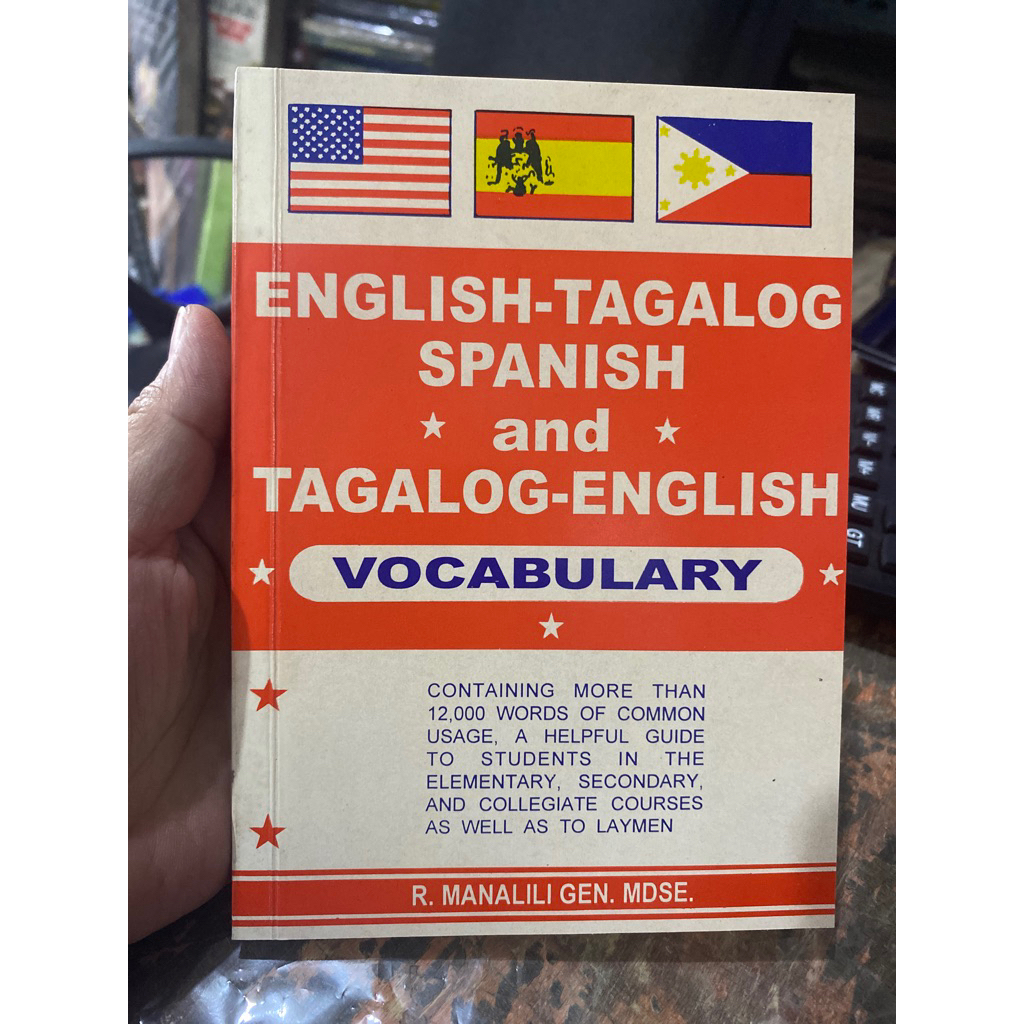 english-tagalog-spanish VOCABULARY(minimal issue) | Shopee Philippines