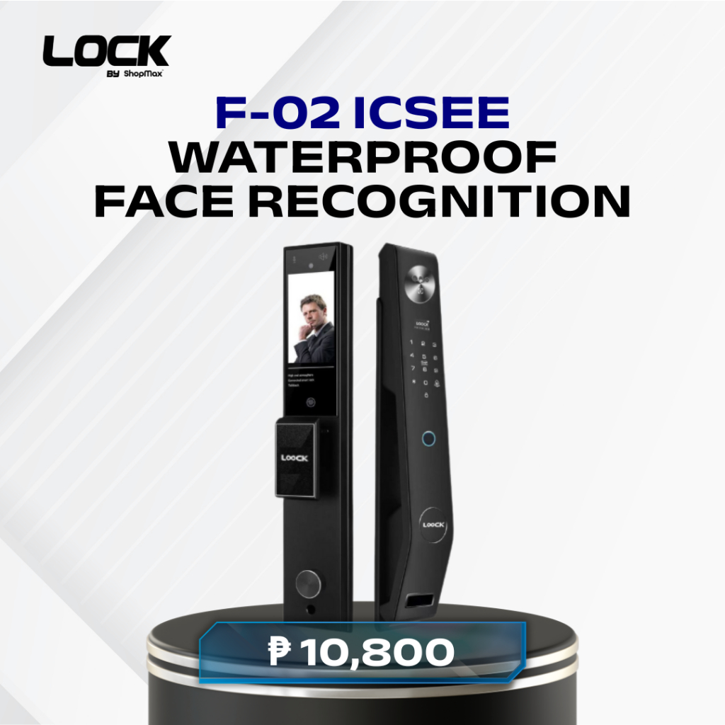 LOOCK F02 Digital Smart Door Lock | Waterproof Face Recognition with ...