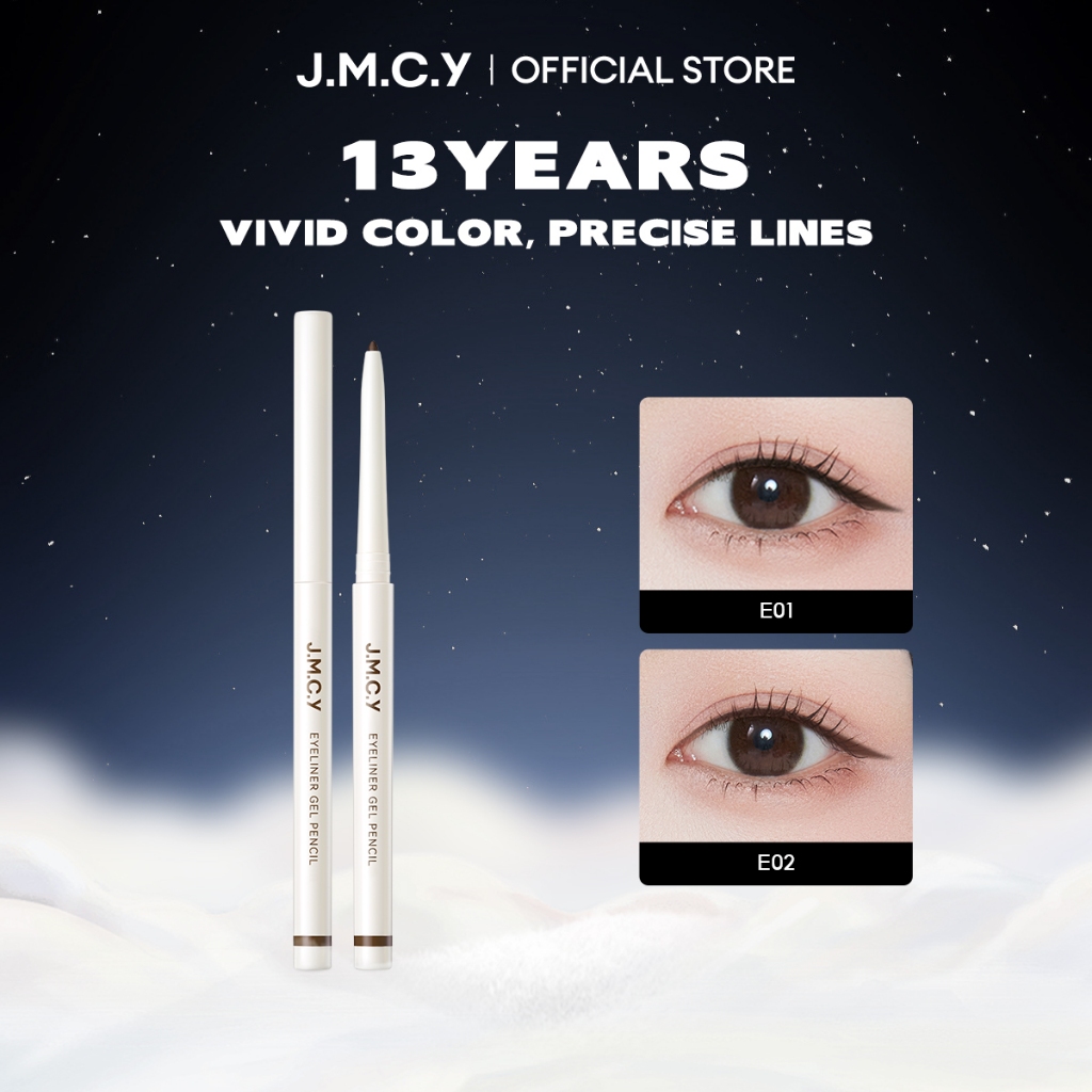 JMCY Eyeliner Gel Pencil Slim Long-Lasting Gel Eyeliner Waterproof ...