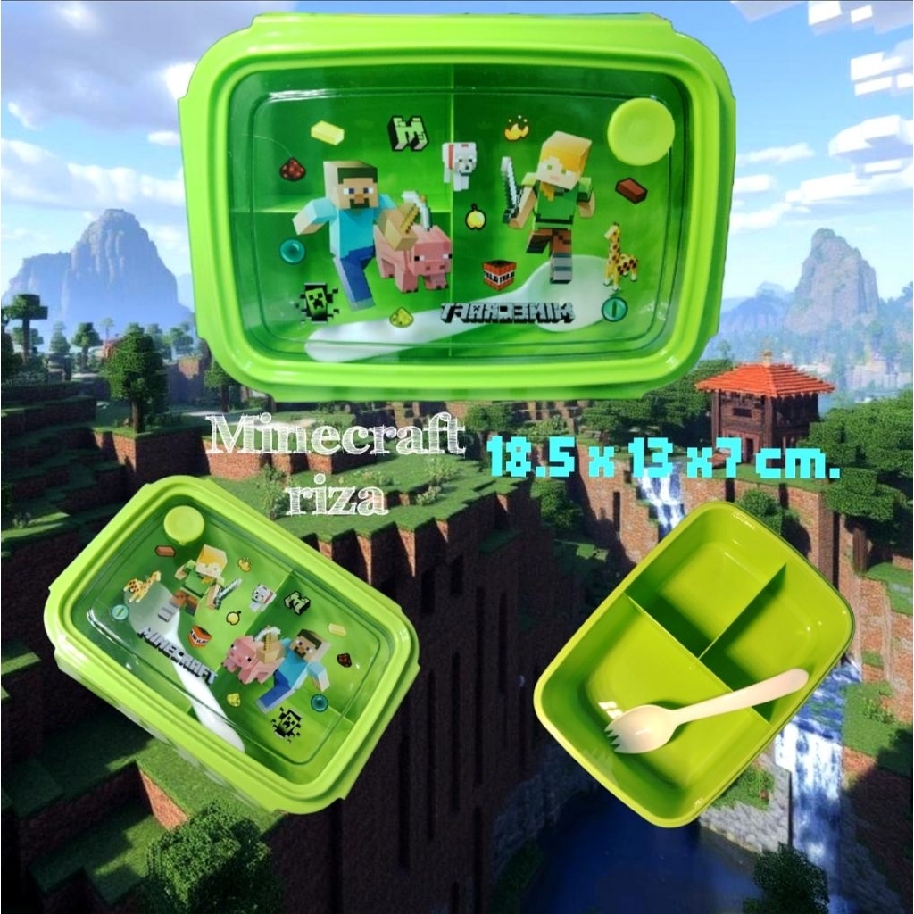 Minecraft Lunchbox Bento Box | Shopee Philippines