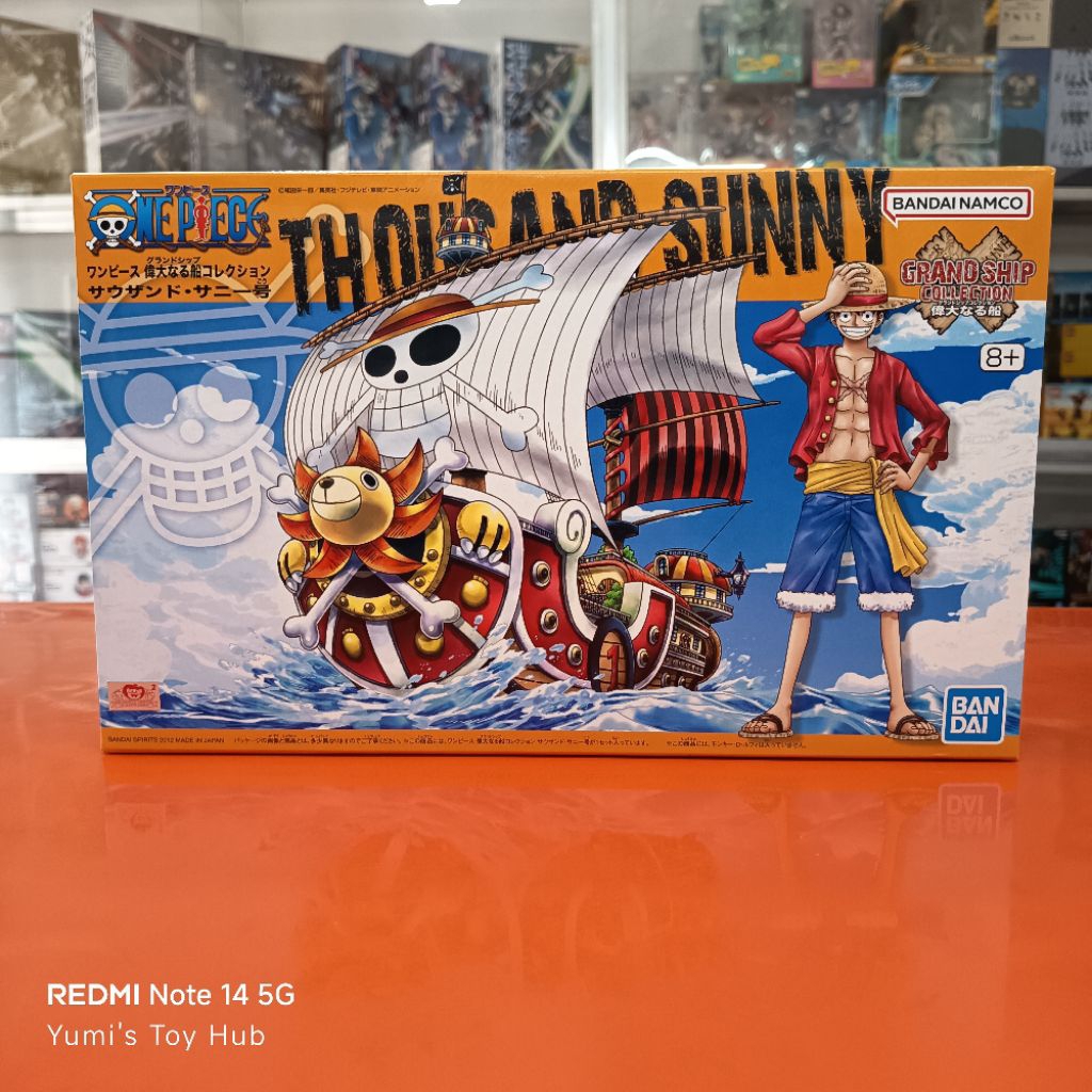 Bandai GRAND SHIP COLLECTION Thousand Sunny & MARSHALL D. TEACH'S SHIP ...
