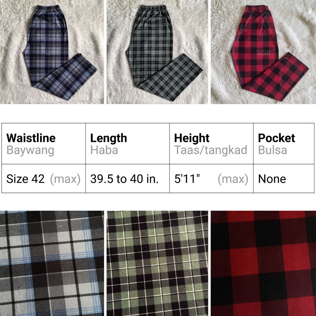 Plus Size Pajama Pranela Cotton | XL XXL 2XL 36 38 40 42 | Men's Women ...