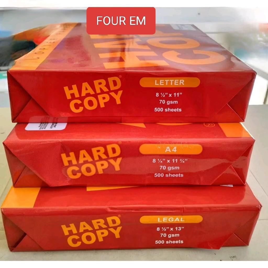 1 pack Hard copy bond paper, short, a4 and long | Shopee Philippines