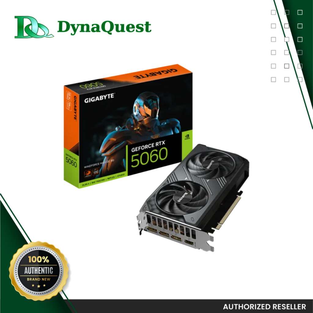 Gigabyte RTX 5060 Windforce MAX OC 8GB GDDR7 GV-N5060WF2MAX OC-8GD ...