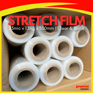 Shrink Wrap Roll STRETCH FILM Jack Wrap 23mic x 1.5kg x 500mm | Shopee ...