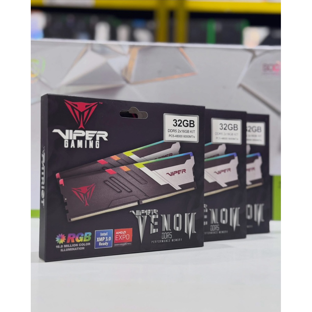 Brand New PATRIOT Viper Venom RGB 32GB 6000MT/s CL30 DDR5 Desktop Ram ...