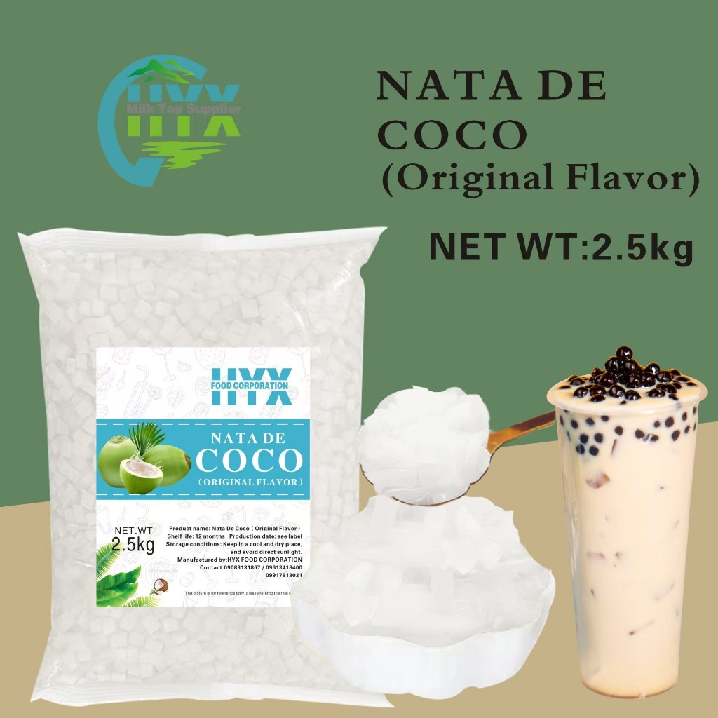 NATA DE COCO MILKTEA SINKERS 2.5L(CUBES) | Shopee Philippines