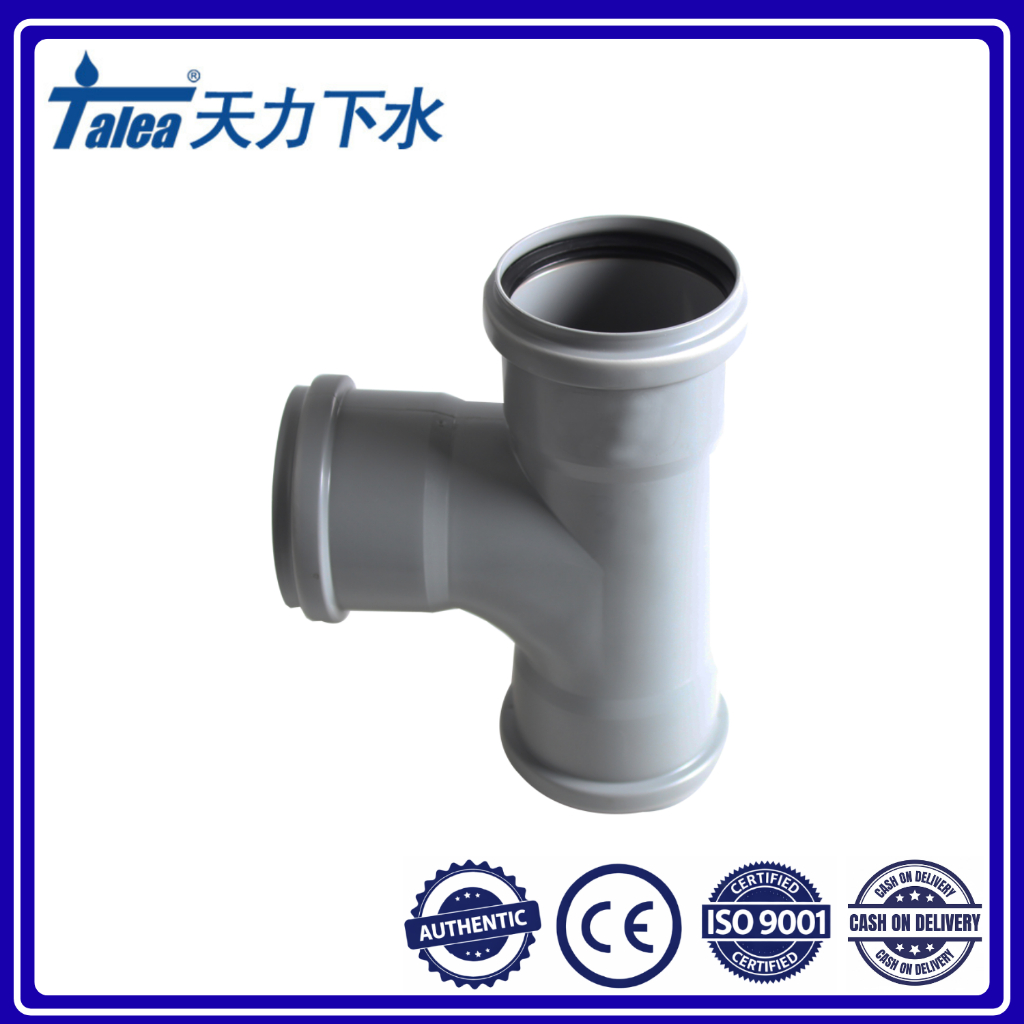 Talea Plastic Pipe Right Angle Tee – Durable Drainage Fitting ...