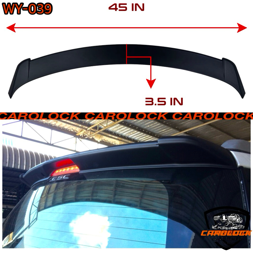 Isuzu MUX 2014 - 2018 Spoiler | Shopee Philippines